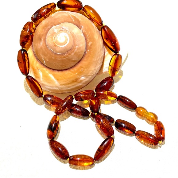 Jewelry | Vintage Amber Bakelite Necklace | Poshmark
